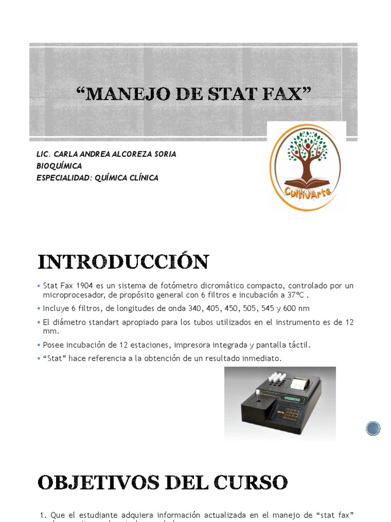 Manejo de Stat Fax C-1-1 | PDF | Calibración | Enzima
