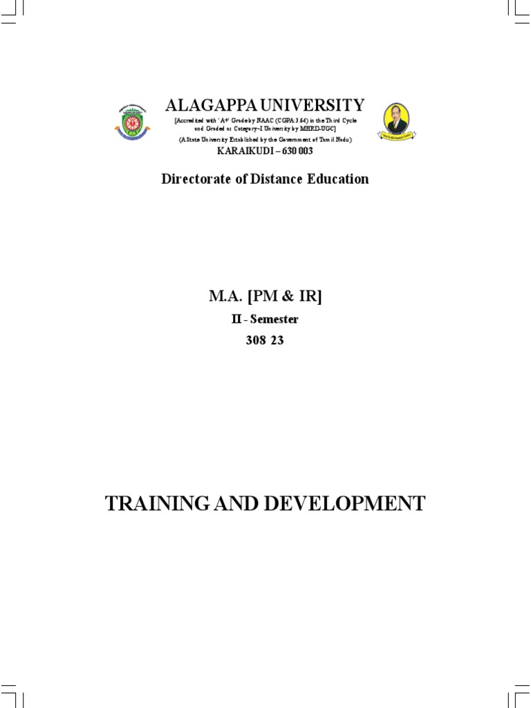 PG - M.B.a - Human Resource Management (English) - Training and ... PG - M.B.a - Human Resource Management (English) - Training and ...