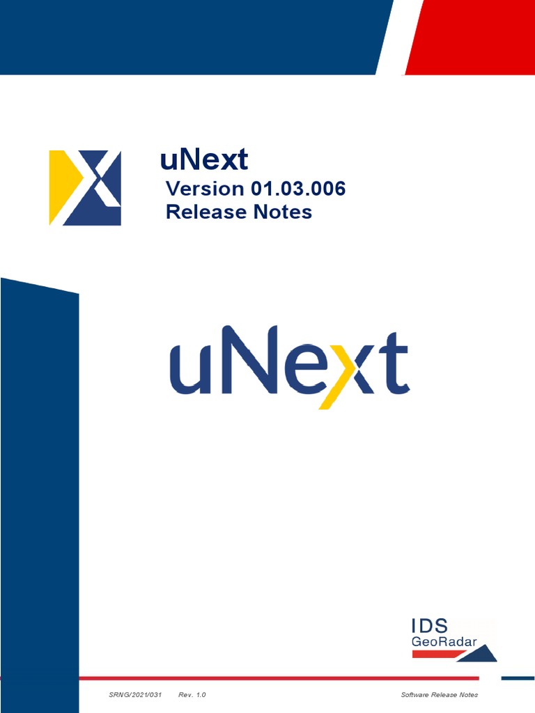 SRNG 2021 031 Unext 01.03.006 | PDF | System Software | Information Technology
