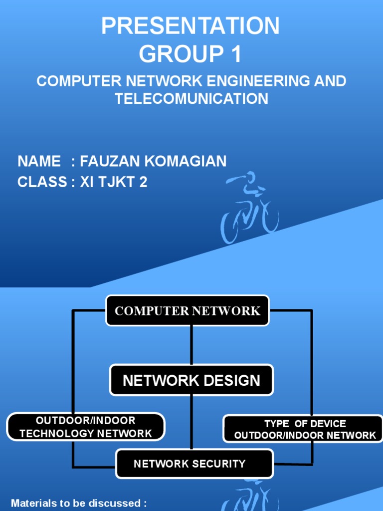 Presentation Group 1: Computer Network Engineering and Telecomunication | PDF | Computer Network ...