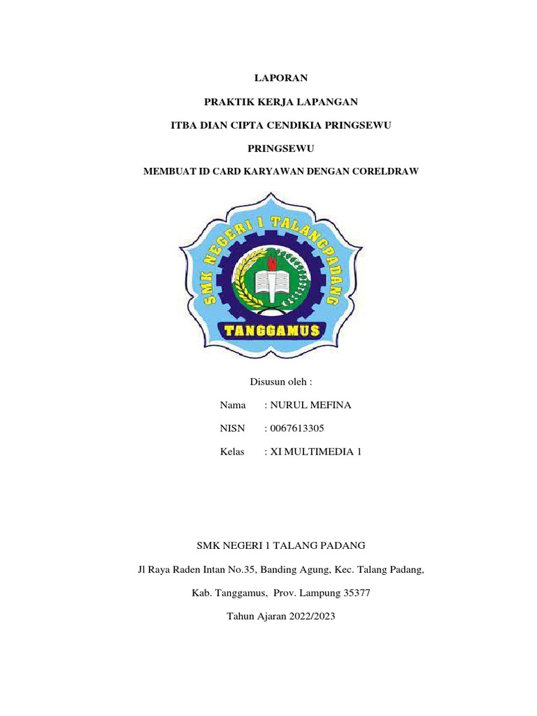 ID Card Karyawan di ITBA DCC Pringsewu | PDF | Karier & Perkembangan ...