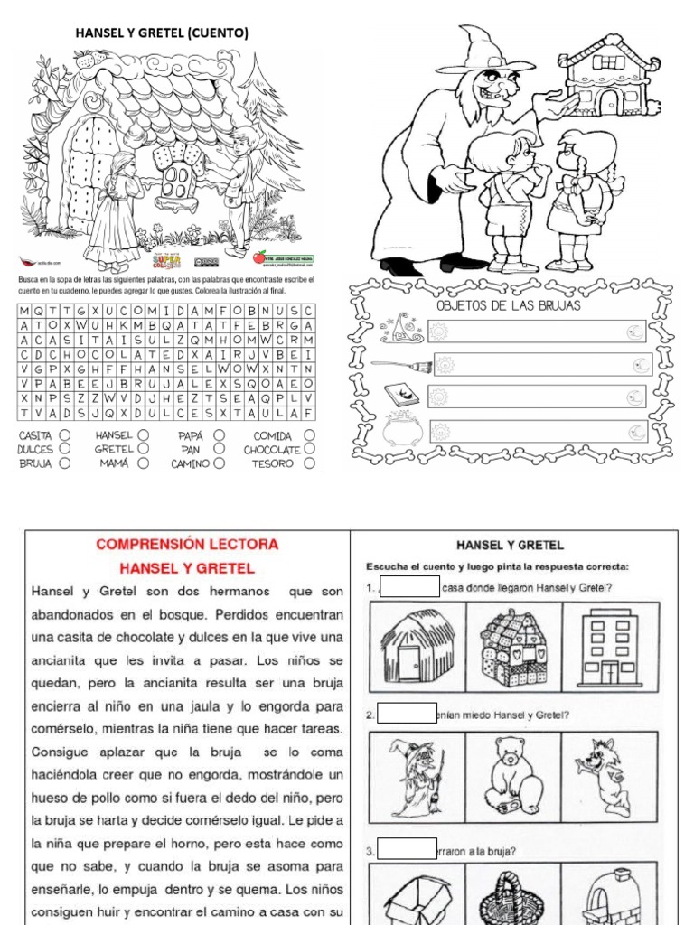 Ficha Hansel y Gretel | PDF