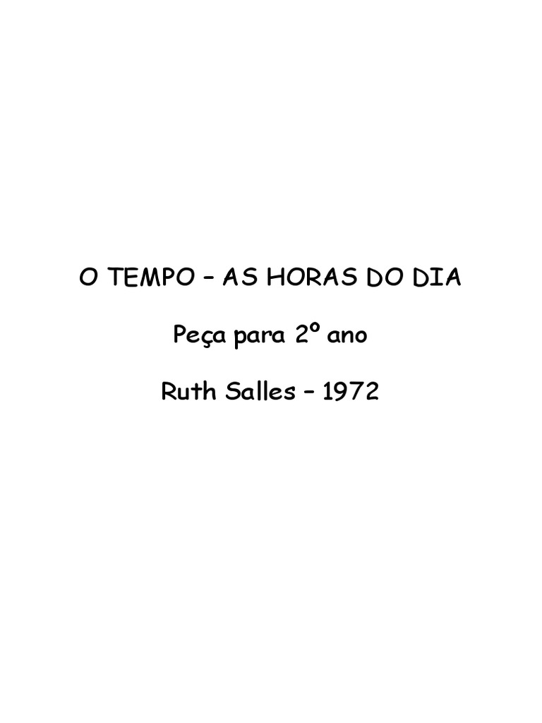 Tempo As Horas Do Dia | PDF | Sol | Céu