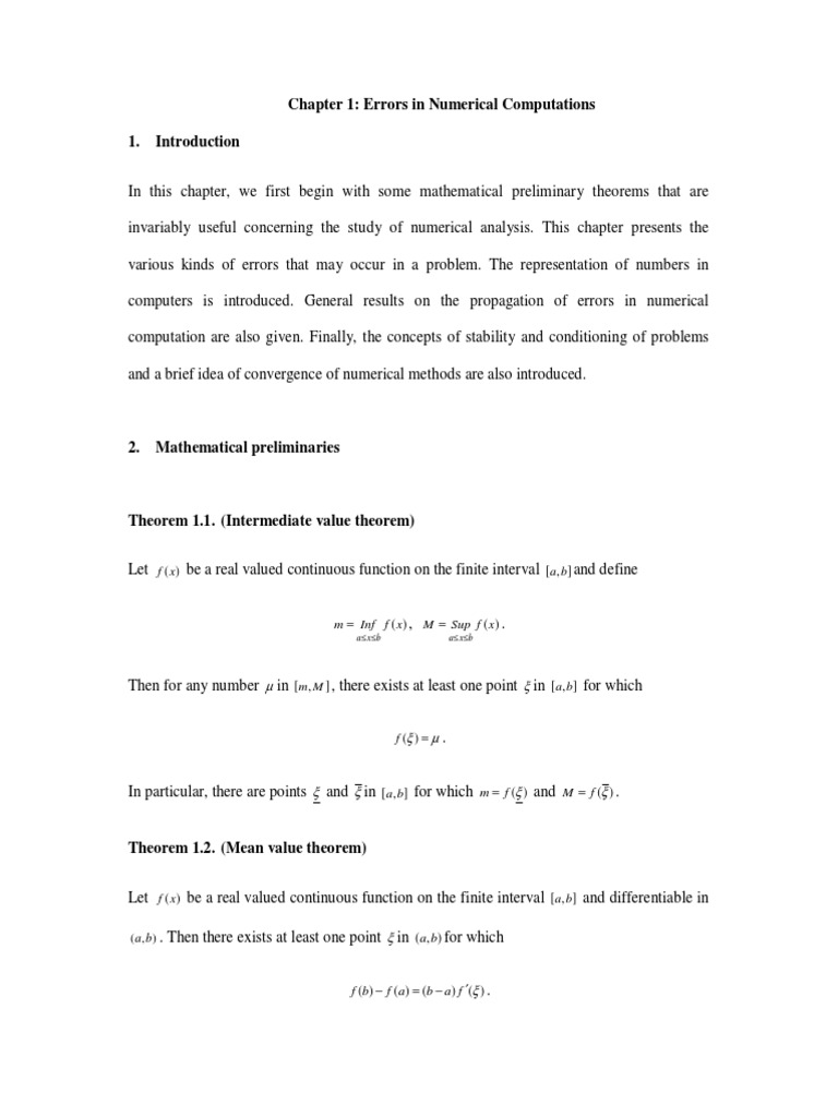 Maths Notes | PDF | Numerical Analysis | Function (Mathematics)