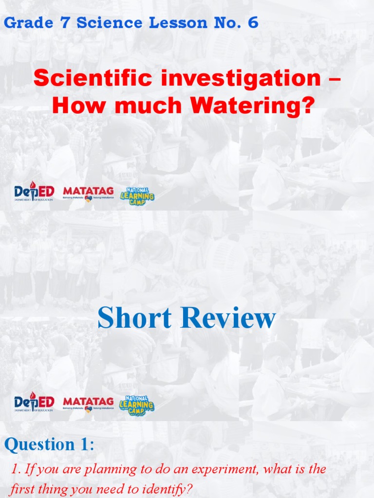 G7 - Consol - Lesson 6 | PDF