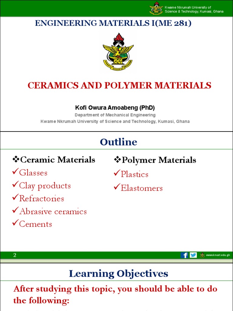 Engineering Materials Overview | PDF | Ceramics | Refractory