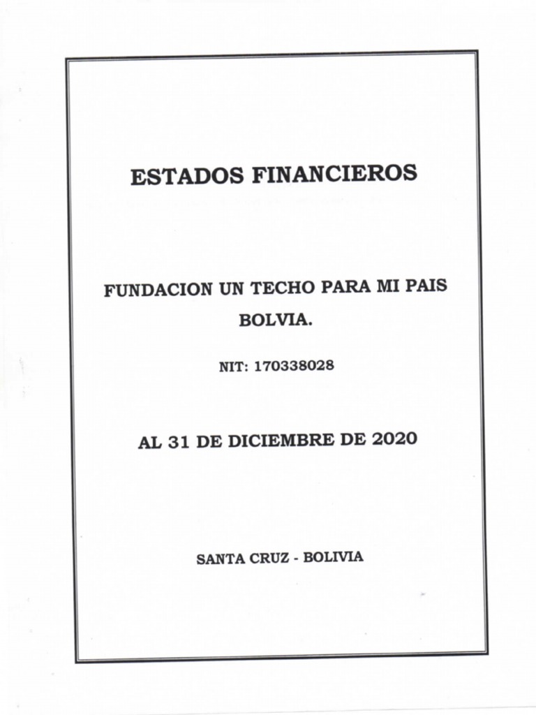 2020 EEFF Bolivia | PDF