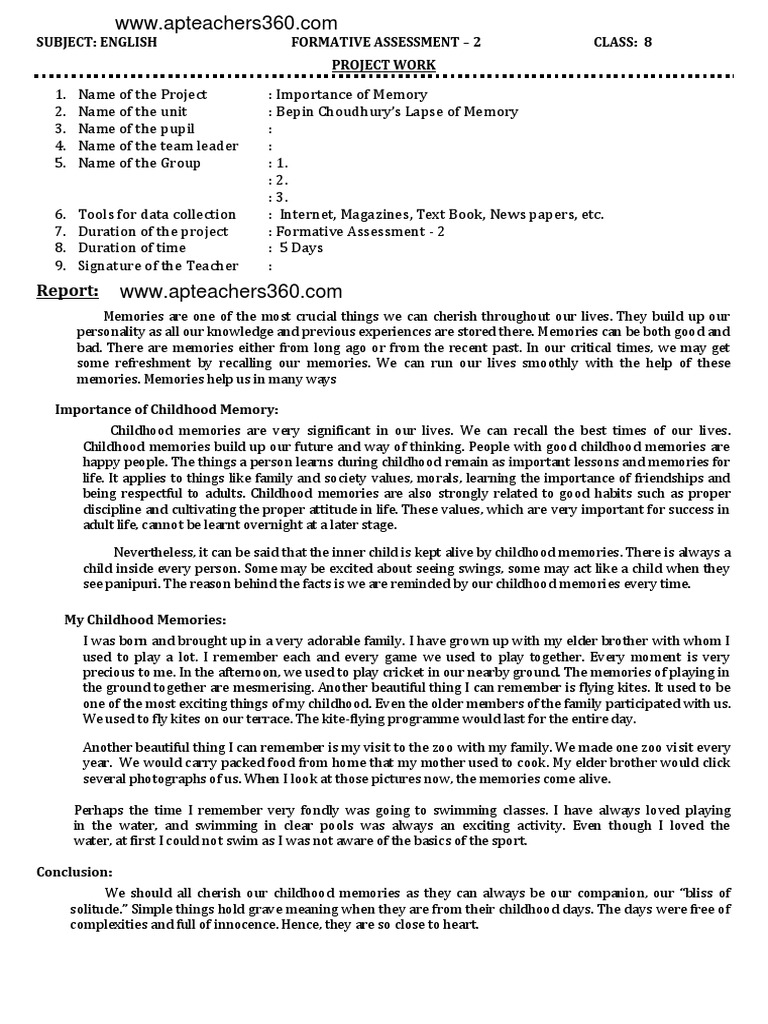 8th Project Work - 2 | PDF