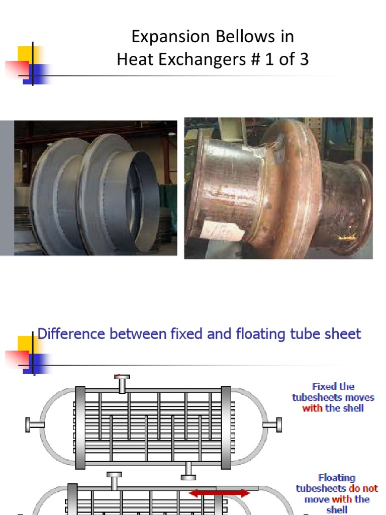 Bellows For Shell and Tube Heat Exchangers | Download Free PDF | Pipe (Fluid Conveyance ...