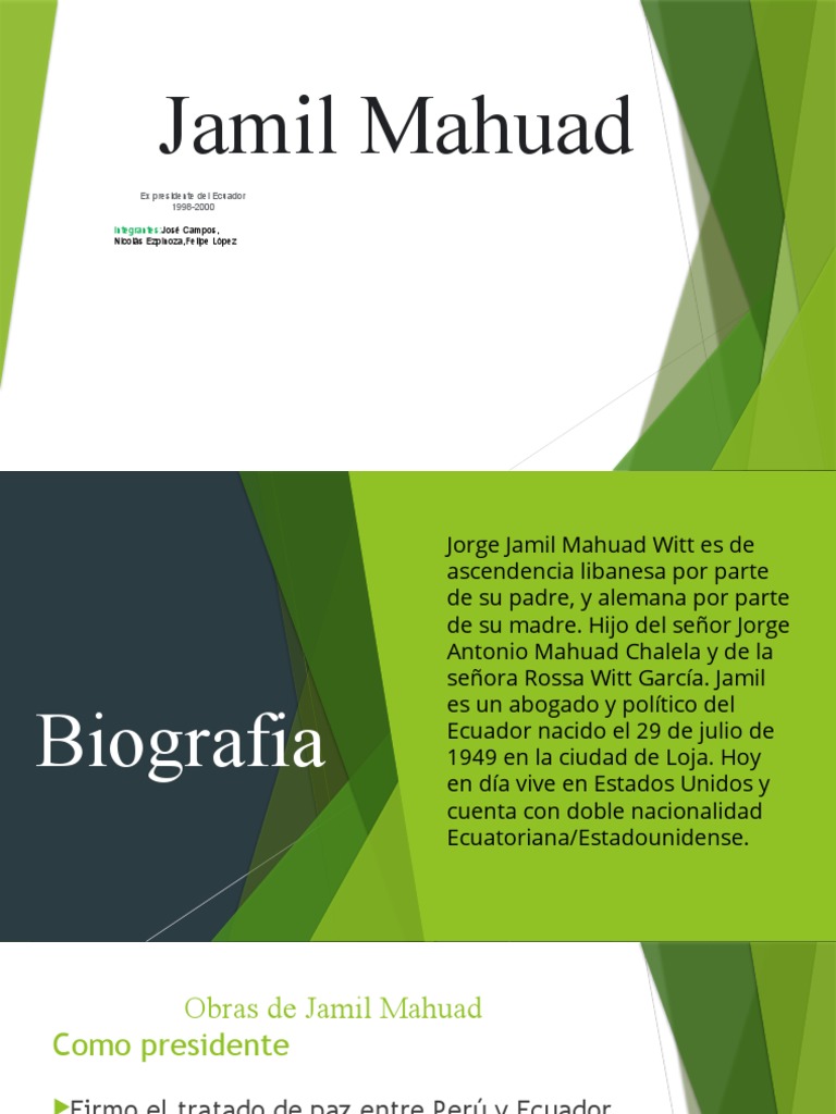 Jamil Mahuad | PDF