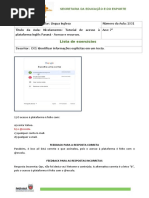 Tutorial E-Mail Primeiro Acesso | PDF