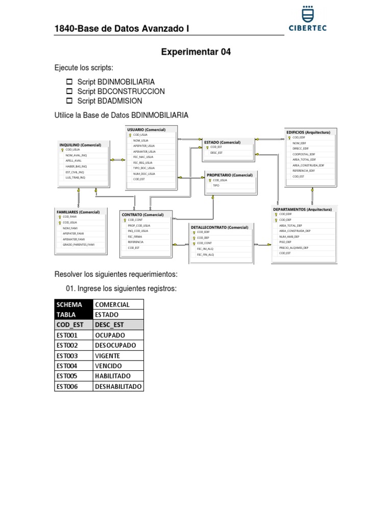 Ejercicios de Base de Datos Avanzada | PDF | Software de gestión de datos | Software
