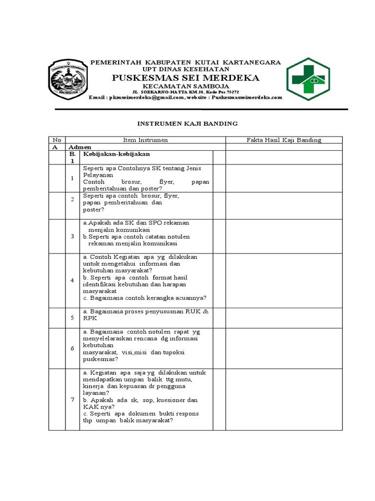 3.1.7.2 Instrumen-Kaji-Banding | PDF