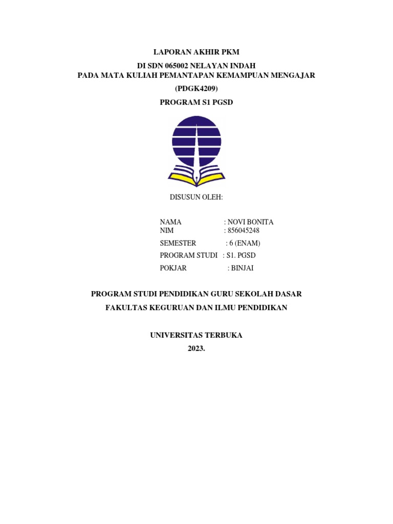 LAPORAN PKM - Novii | PDF | Karier & Perkembangan | Bisnis