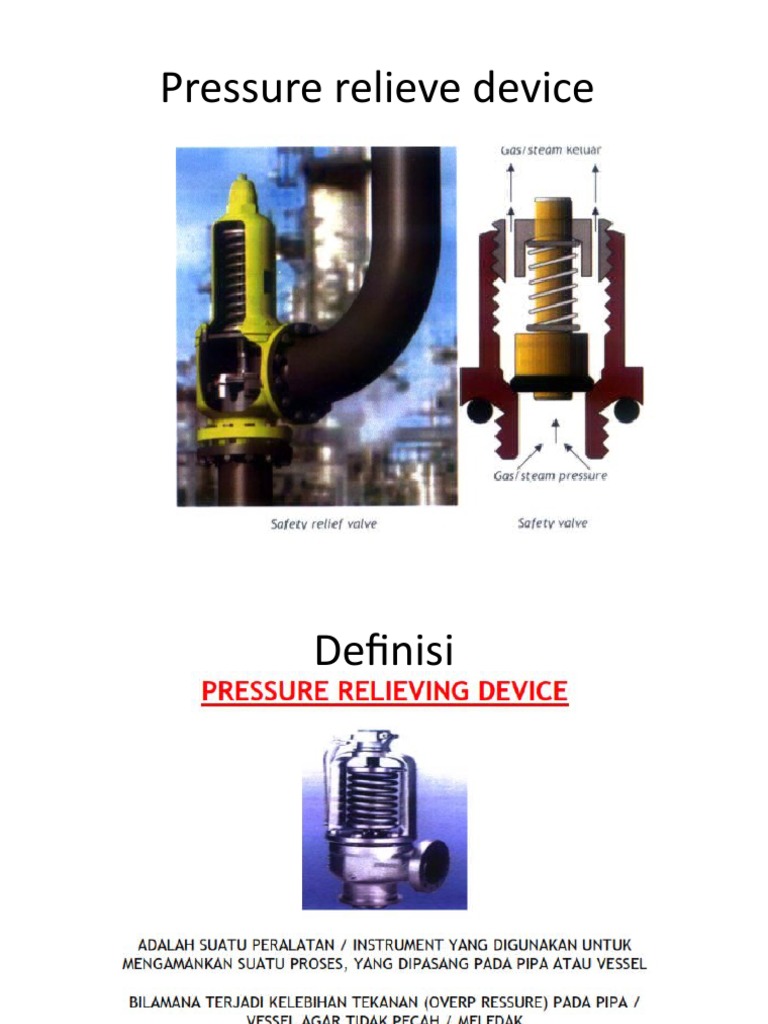 Pressure Relieve Device | PDF