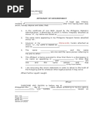 PRC Change of Status Petition Form | PDF | Government And Personhood
