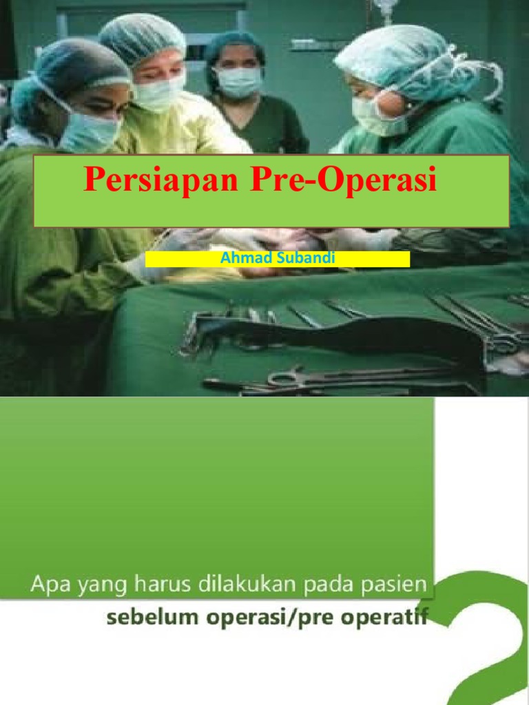 Persiapan Operasi | PDF