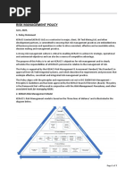 Risk Management Manual | PDF | Risk | Risk Management