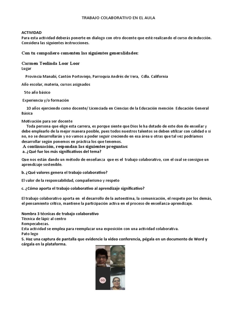 Trabajo Colaborativo Modulo 3 Curso Induccion | PDF | Salud y bienestar