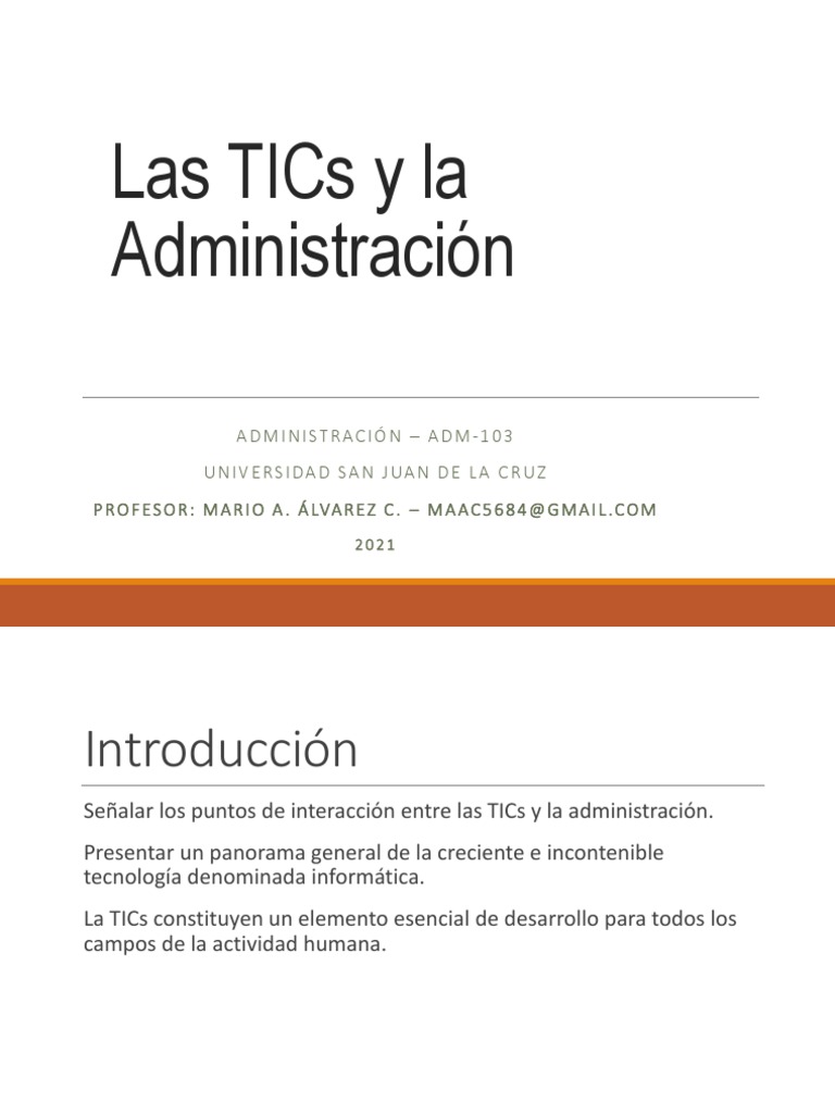 Tema 2 - Las TICs y La Administración | PDF | Internet | Informática