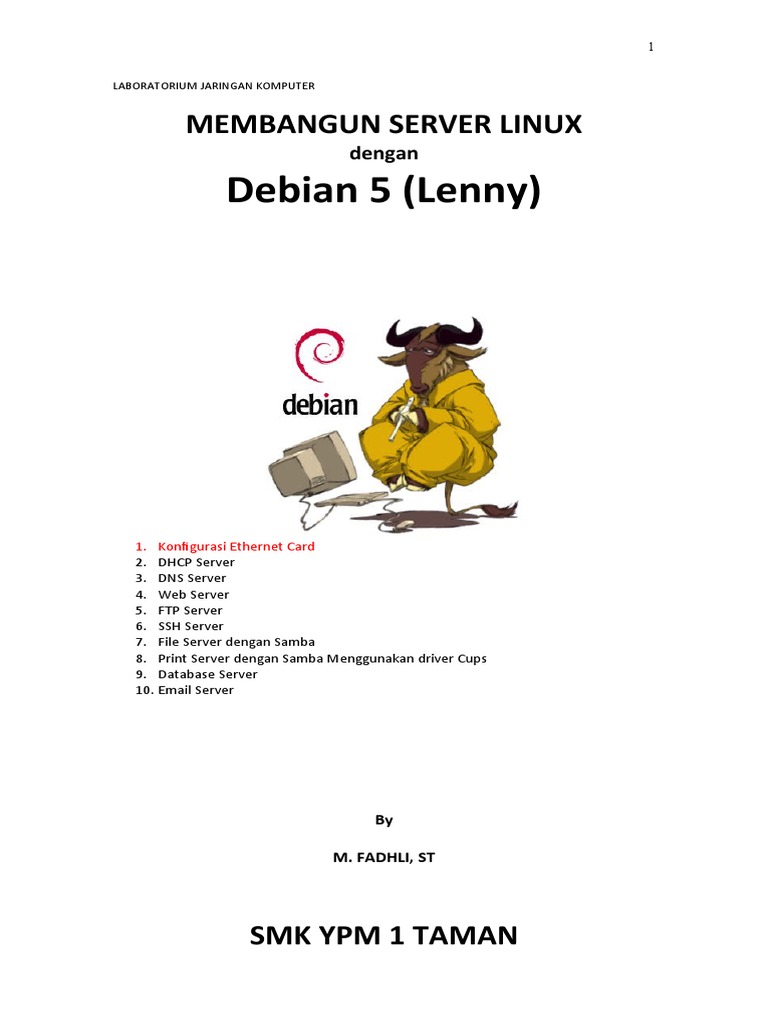 Konfigurasi Server DEBIAN-5 | PDF | Komputer