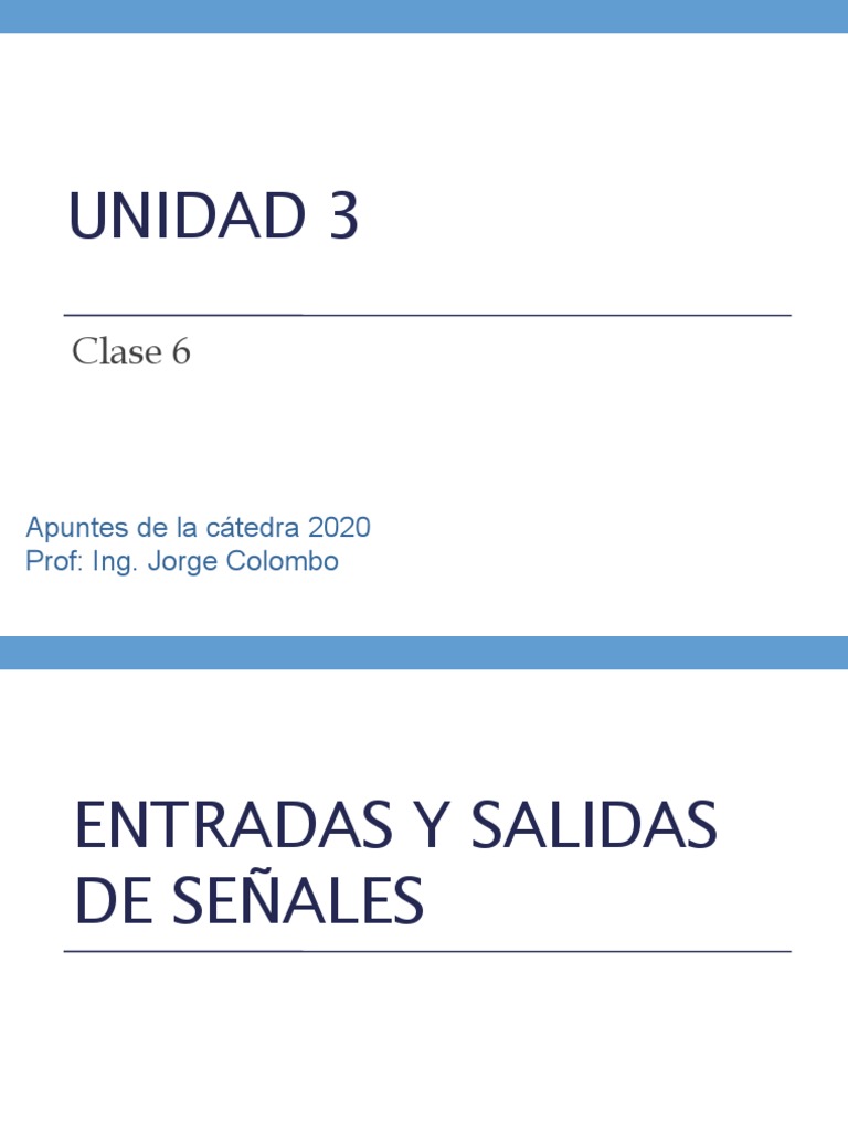 UNIDAD 3 Clase 06 Interfaces | PDF | Duplex (Telecomunicaciones) | De ...