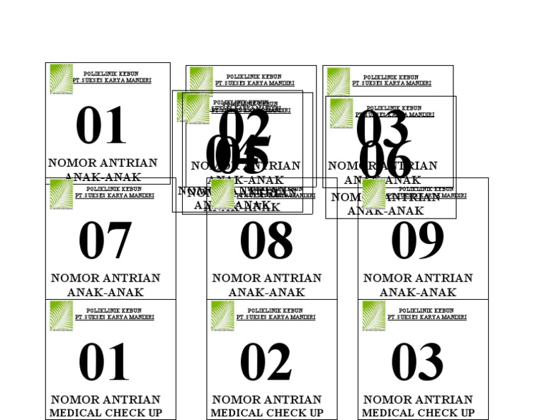 Nomor Antrian | PDF