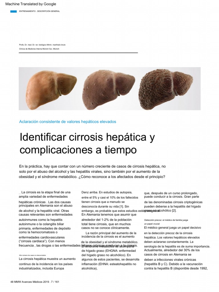 Cirrosis Hepatica | PDF | Cirrosis | Hepatitis