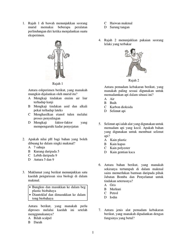 Kertas 1 PPT Sains KSSM T4 2022 | PDF
