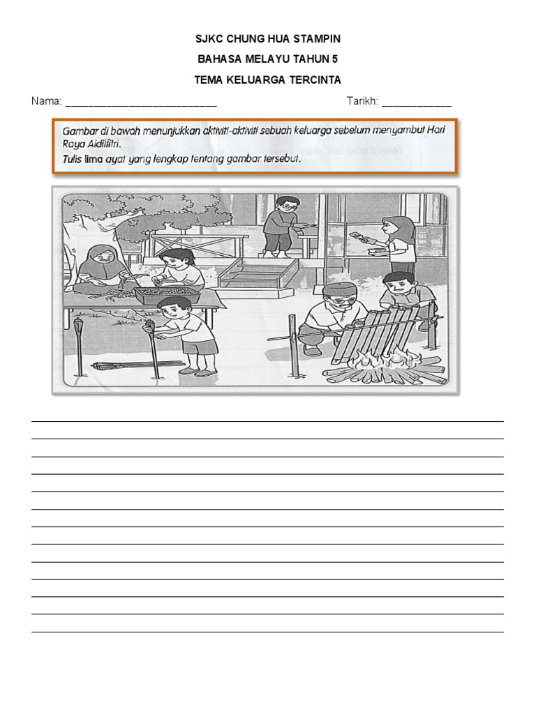 BM T5 Tema 1 Bina Ayat | PDF