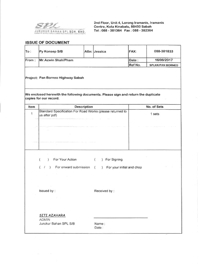 JKR Standard Specification For Road Works | PDF