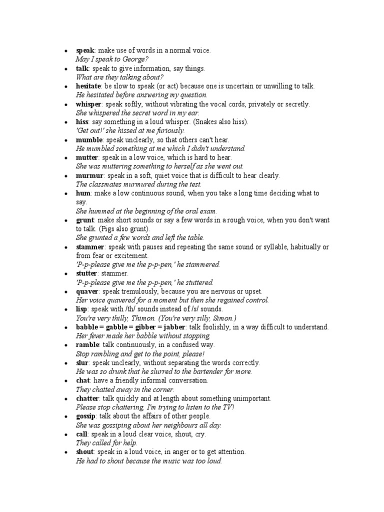 Speak | PDF | Stuttering | Human Voice