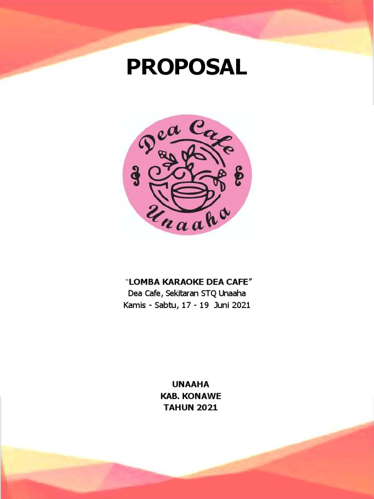 Proposal KARAOKE DEA CAFE Final | PDF