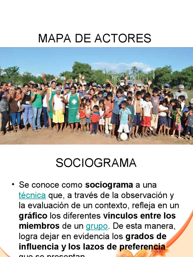 Mapa de Actores | PDF