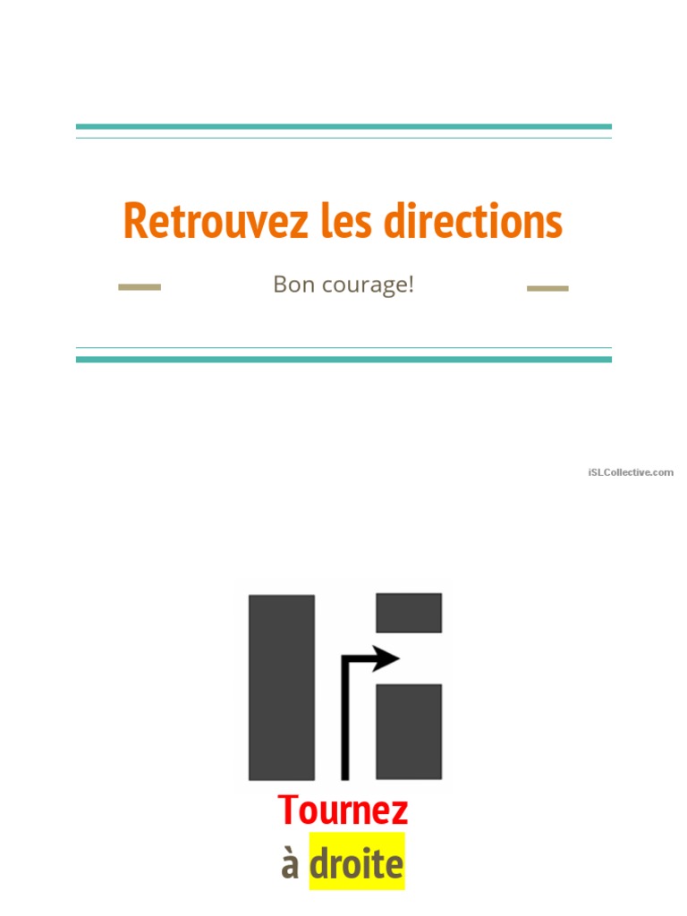 Les Directions (S'orienter) | PDF | Arts du langage et discipline ...