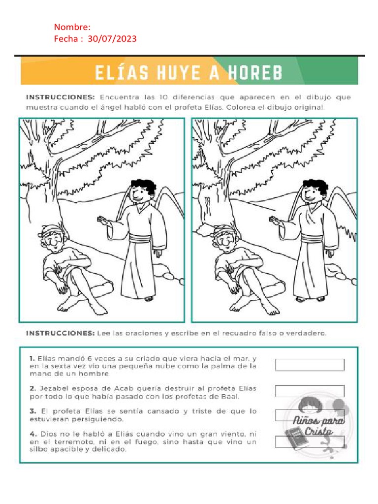 Elias Huye A Horeb | PDF