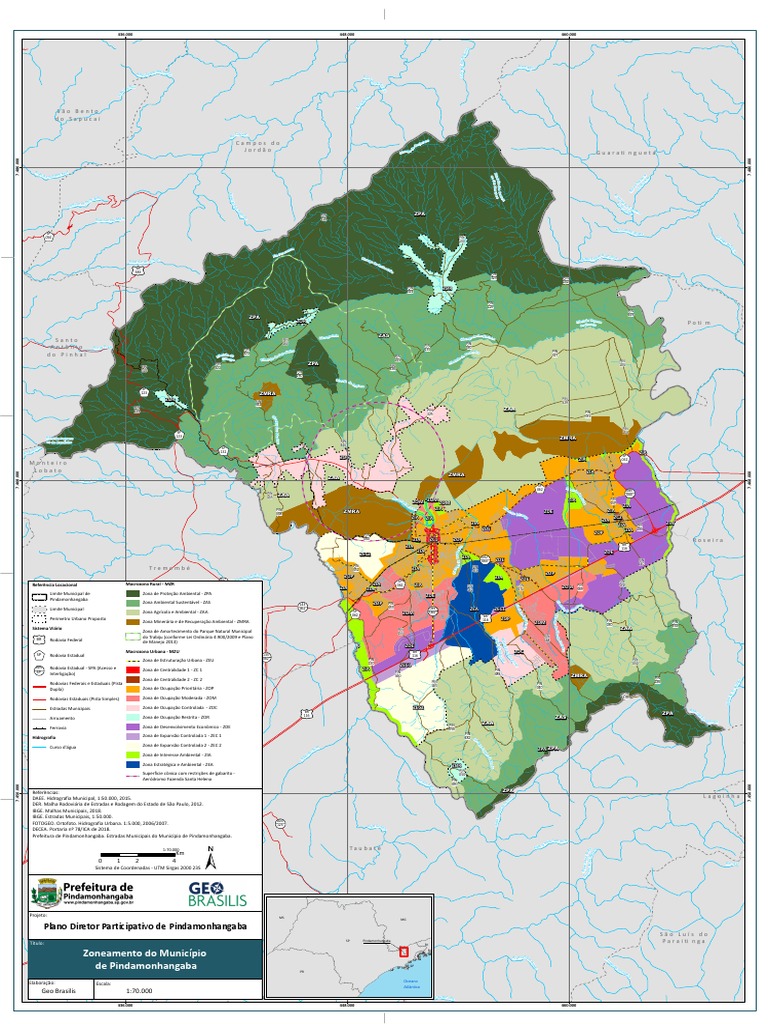 Zoneamento Do Município de Pindamonhangaba | PDF