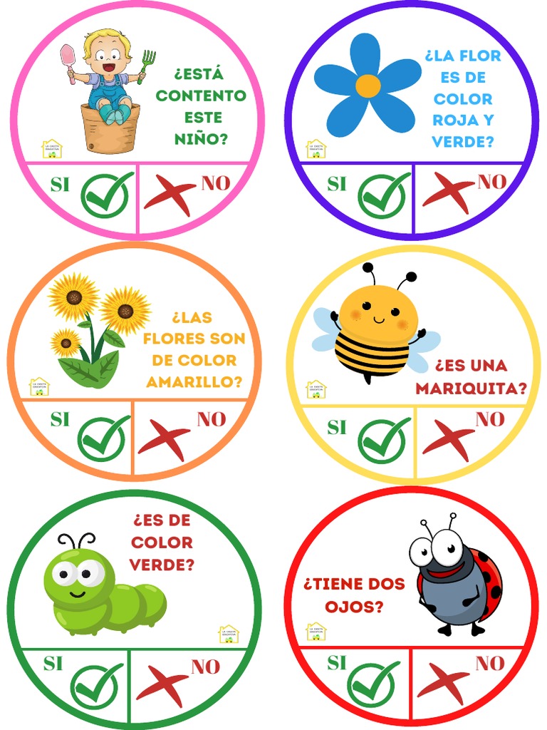 Tarjetas Si/No | PDF