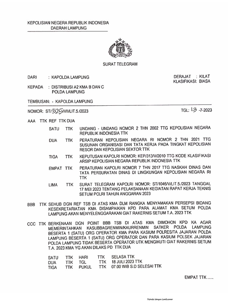 ST Rakernis Setum | PDF