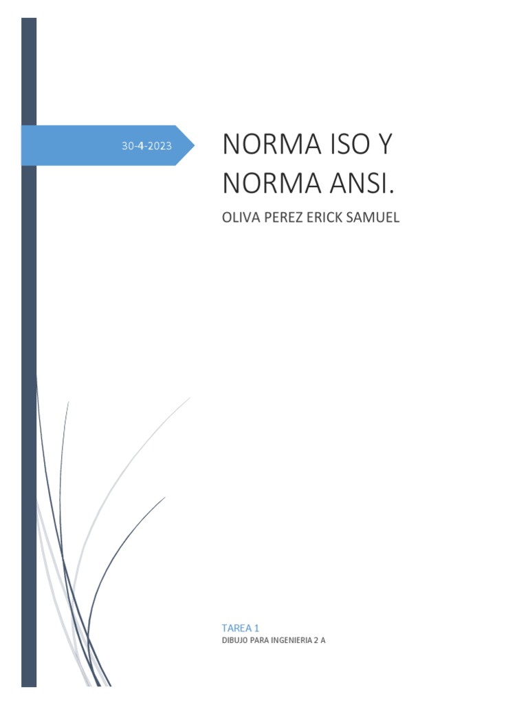 Norma Iso y Ansi | PDF | Tecnología