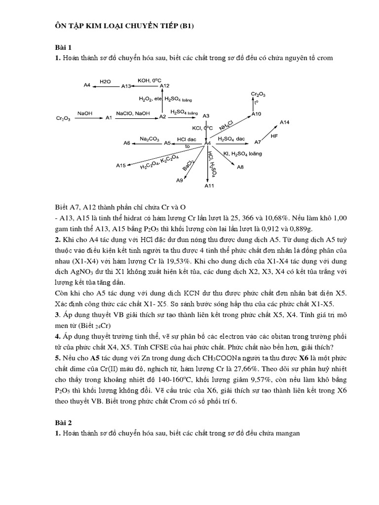 Bai Tap Co Hai Buoi 1 | PDF