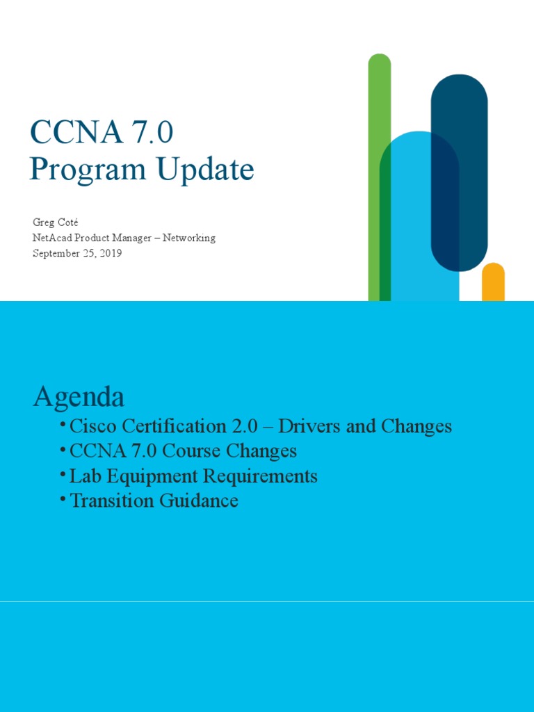 Program Update Special Session - Ccna v7 | PDF | Cisco Certifications ...