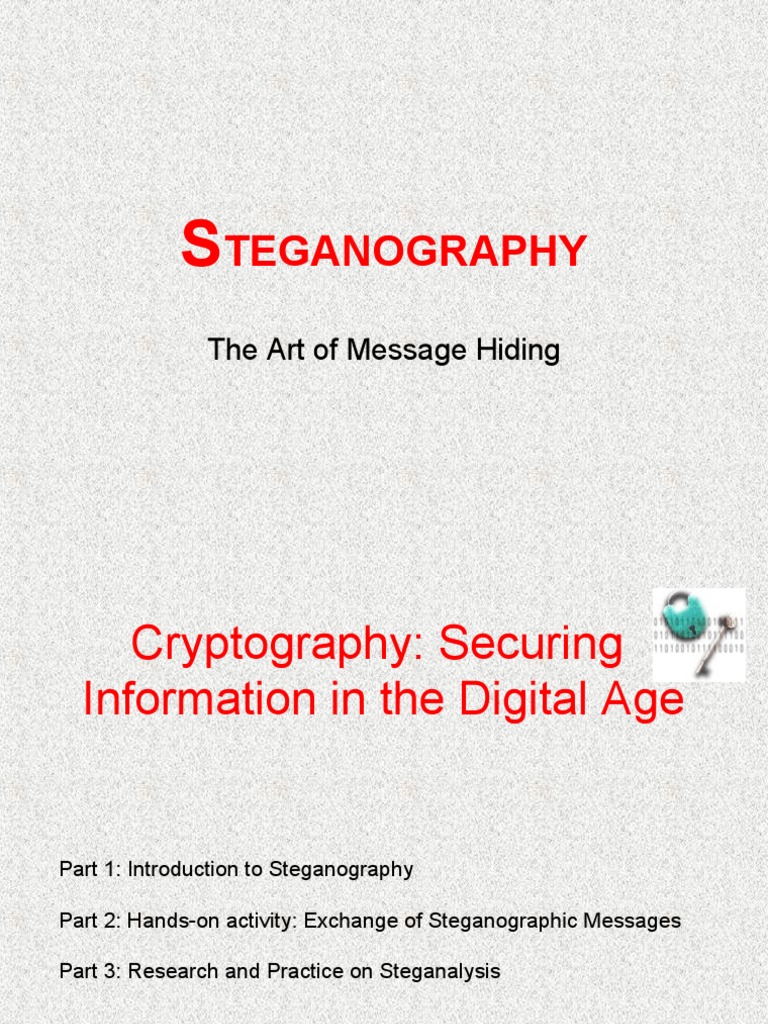 Steganography 2 | PDF