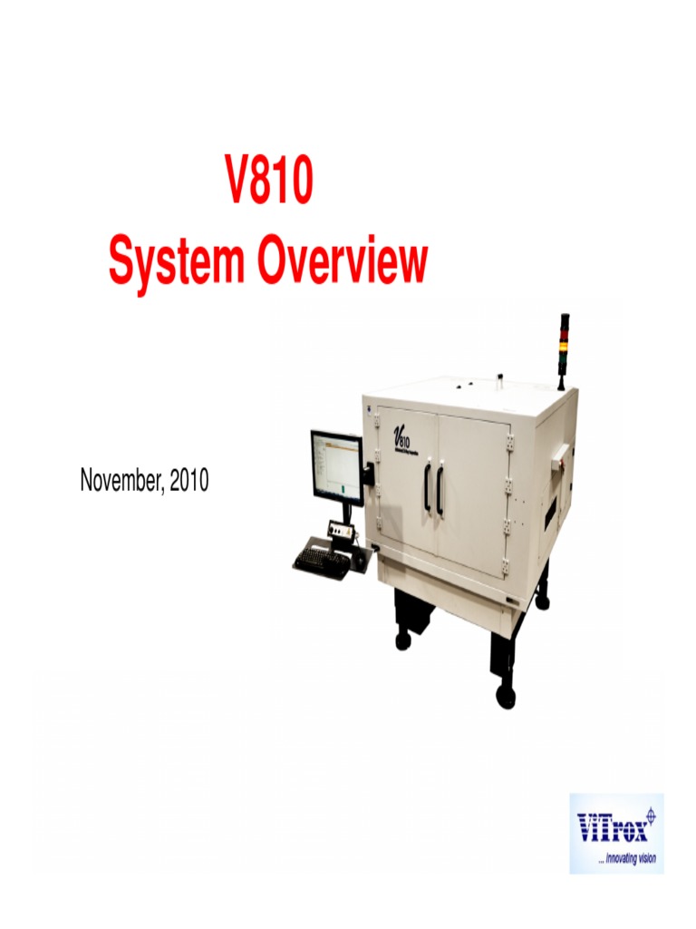 V810 X-ray Inspection System Guide | PDF | Power Supply | Login