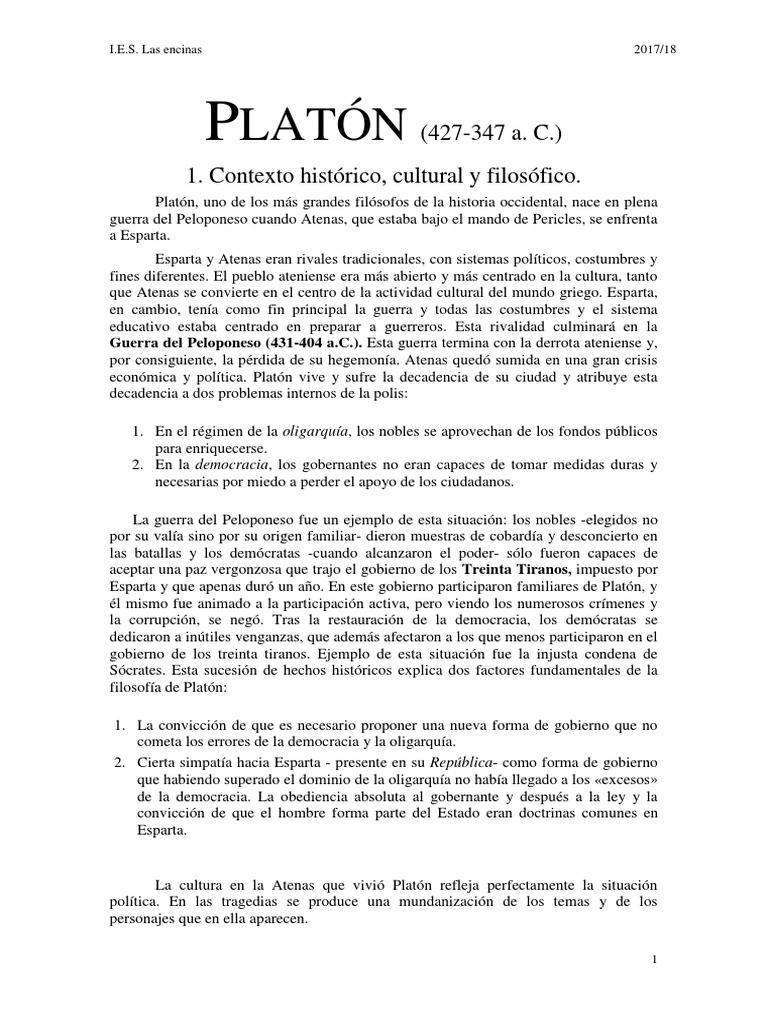 TEMA 2.platon | PDF