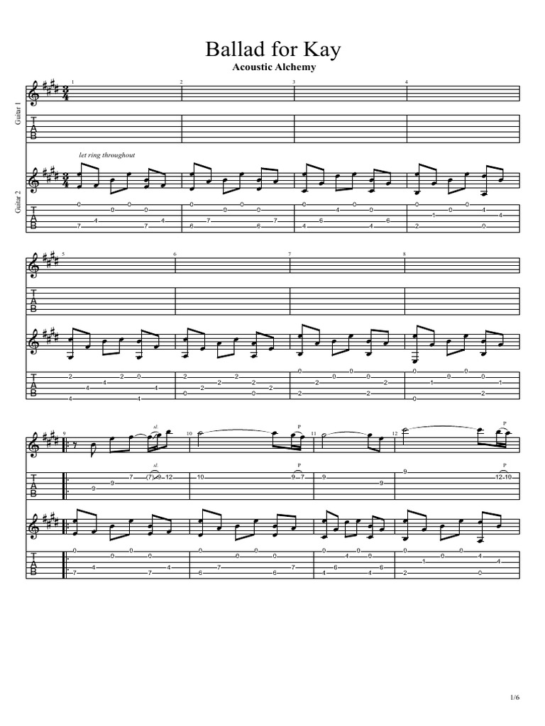 Ballad For Kay | PDF