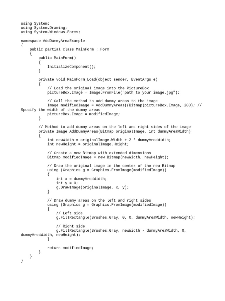 Sample of Adding Dummy Area in An Image | PDF Sample of Adding Dummy Area in An Image | PDF