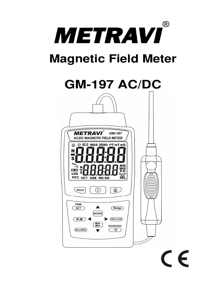 Metravi GM-197 Gauss Meter User Manual | PDF | Personal Computers ...