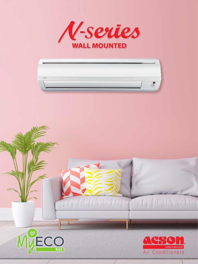 Acson A3WM30N R32 Non-Inverter Specs | PDF