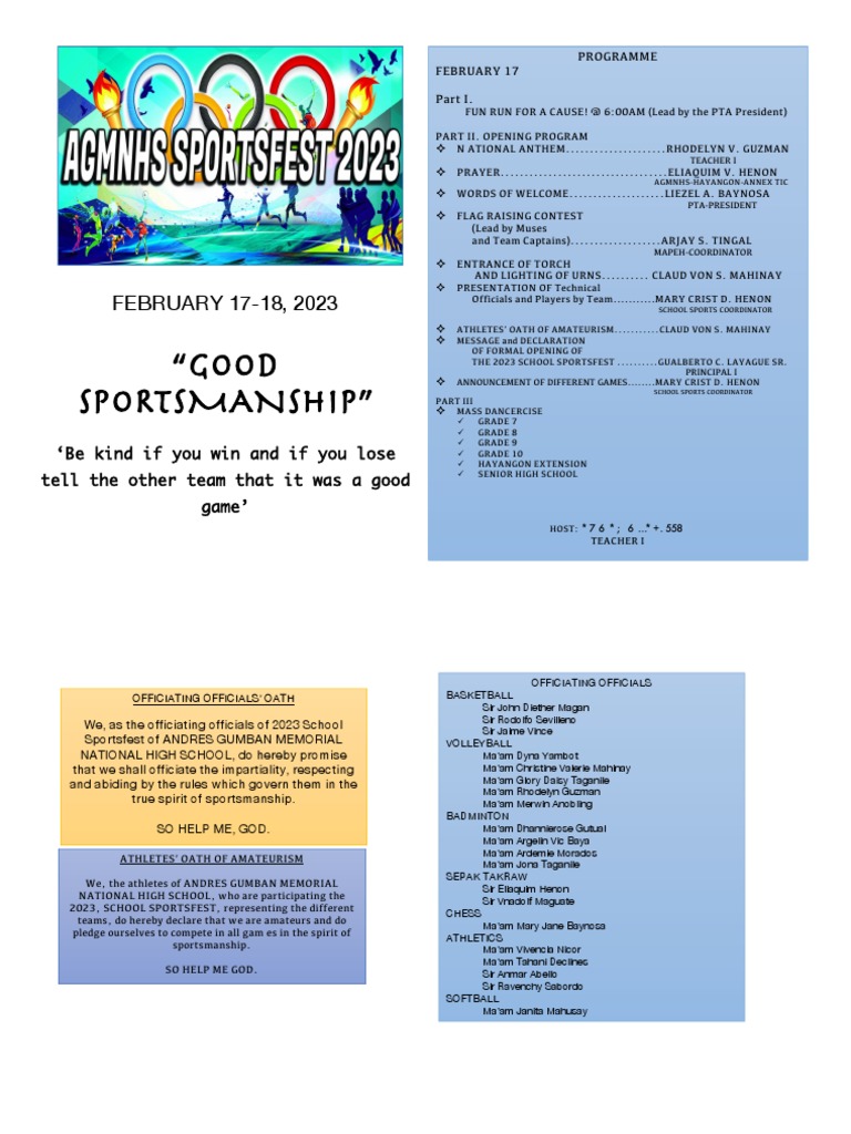 SPORTSFESTpdf | PDF | Sports